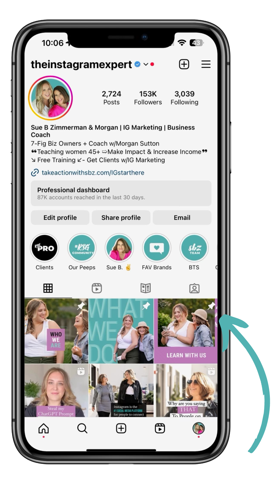 Strategies Behind Pinning Posts on Your Instagram Feed - Learn with SBZ